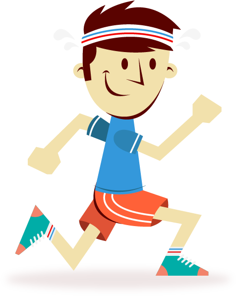 Download Marathon Training Running Cartoon Sport - Running Cartoon Png ...