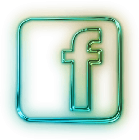 Free Png Glowing Green Neon Icon Social Media Logos - Cool Facebook ...