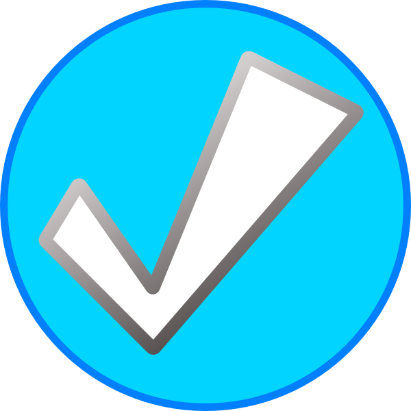 Download Facebook Check Clipart - Blue Check Mark With Circle PNG Image ...