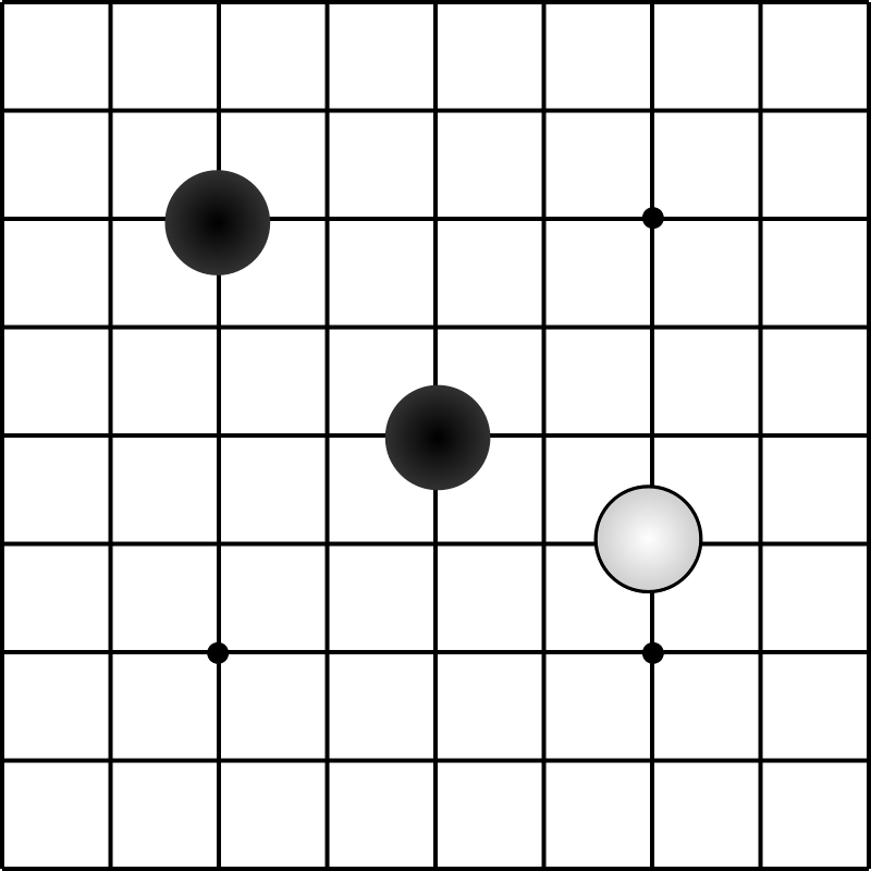 Download 9 X 9 With Stone To Board - Go Game Clipart PNG Image with No ...