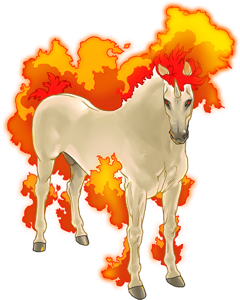 Download Rapidash - Horse PNG Image with No Background - PNGkey.com