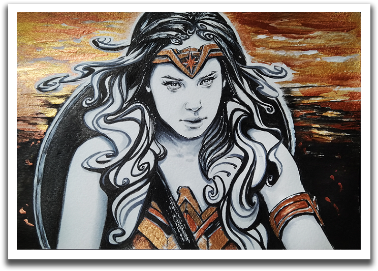 Download Wonder Woman - Picture Frame PNG Image with No Background ...