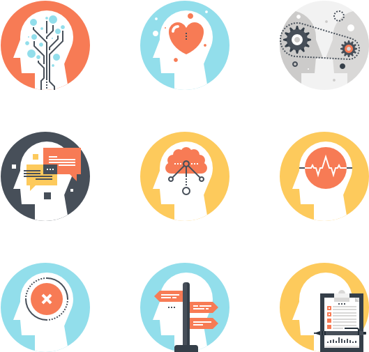 Download Thinking And Brain Activity - Thinking And Brain Icon Png PNG ...