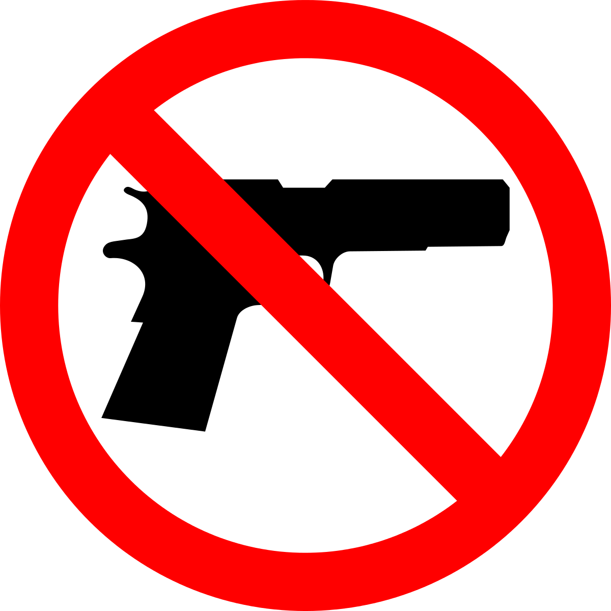 Download File - No Guns - Svg - Guns Allowed Sign PNG Image with No ...