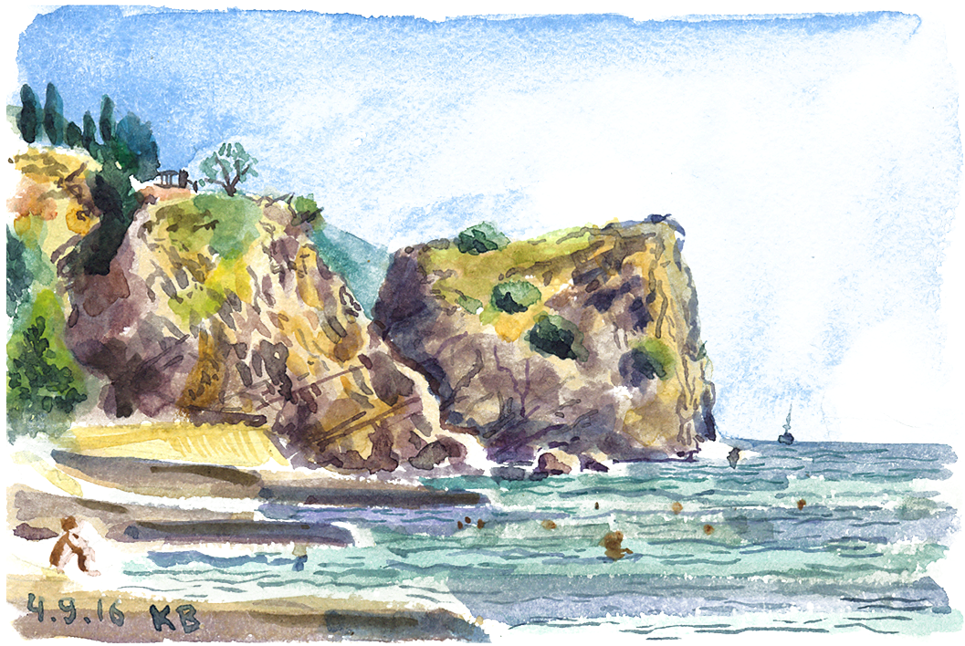 Graphic Free Download Sea Rock Poster Painted Marine - Rock - Free ...