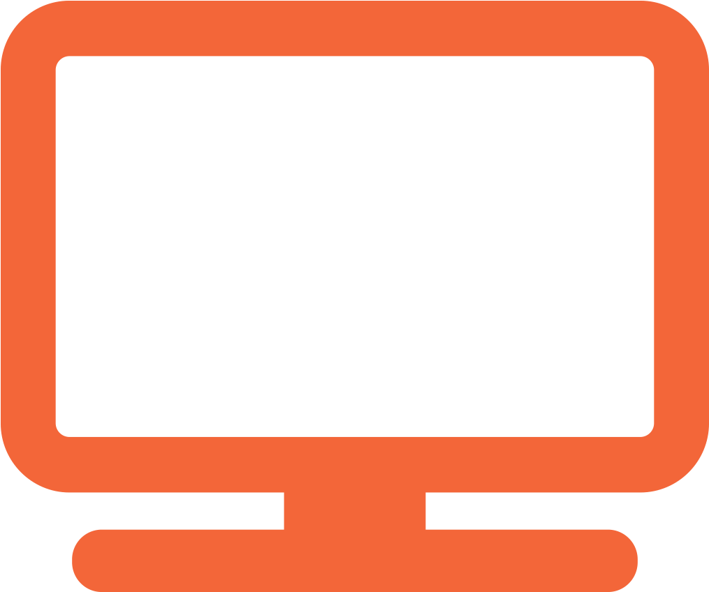 Download Computer-icon - Computer Icon Png Orange PNG Image with No ...