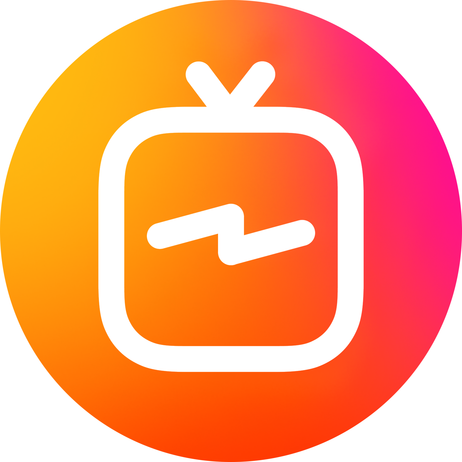 Instagram Igtv Logo Circle Png Full Transparent - Igtv Logo - Free ...