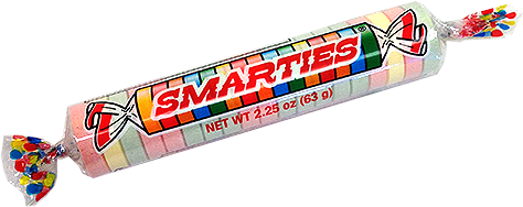 Mega Smarties Candy Roll - Smarties Mega Candy Tube - Free Transparent ...