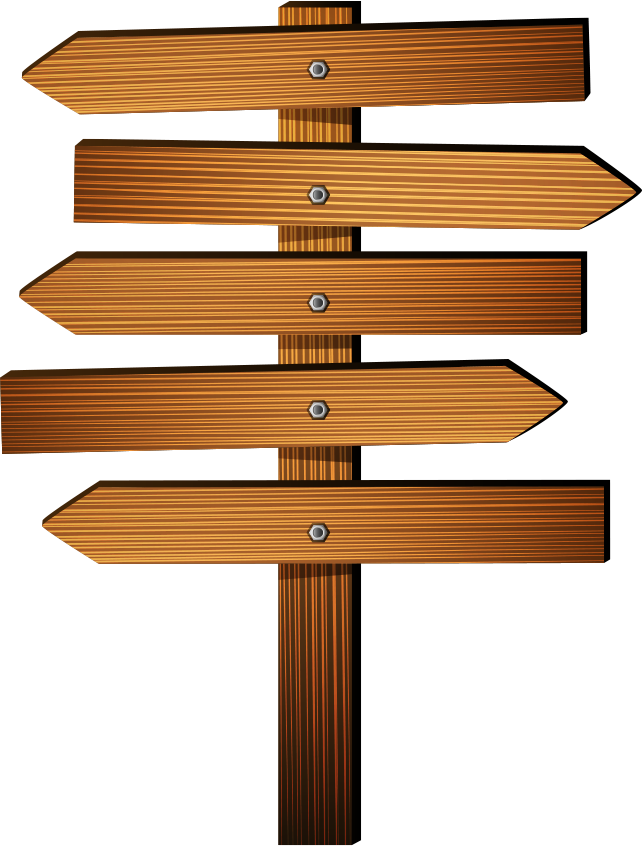 Download Vector Arrow Signs Transprent - Wooden Arrow Sign Png PNG ...