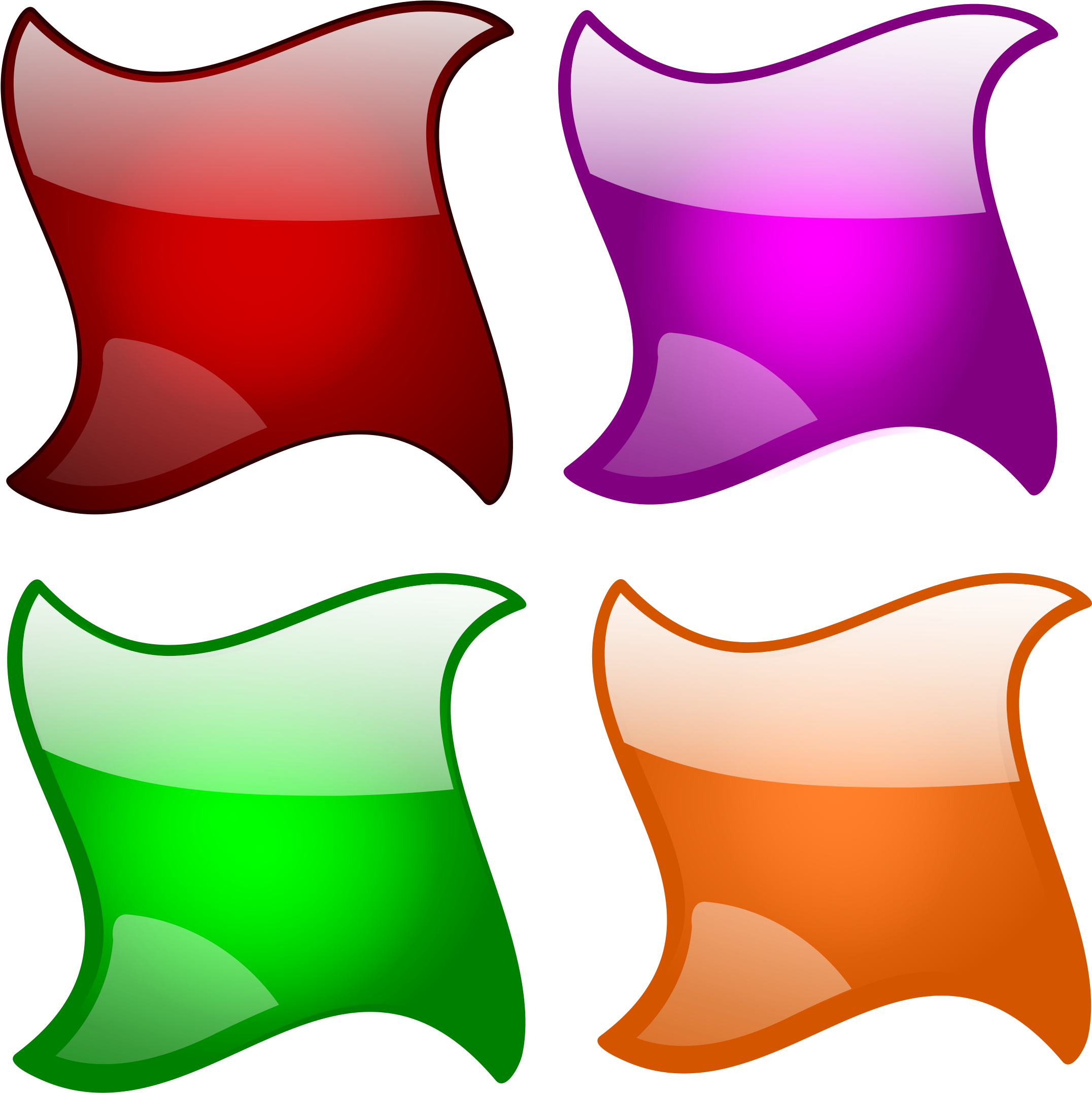 Basic Shapes Clip Art 2d Shapes Clipart