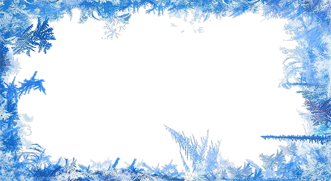 Download Freezebck - Winter Border PNG Image with No Background ...