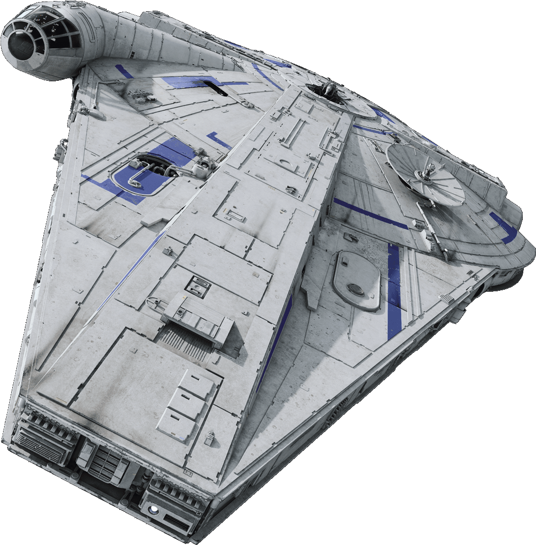 Download Landos Millennium Falcon Fathead - Solo Millennium Falcon ...