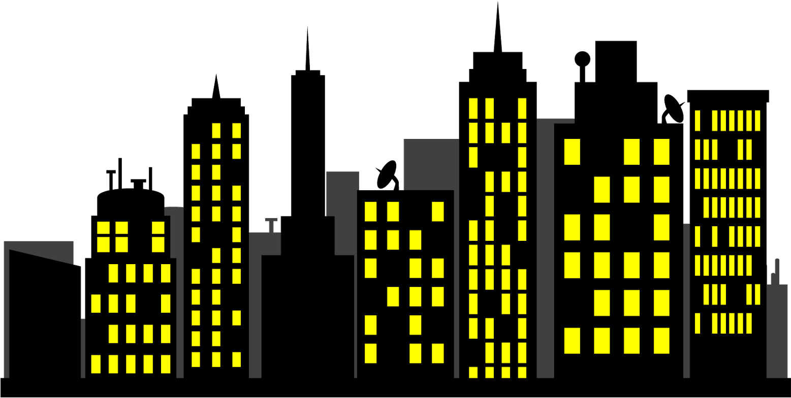 Download Skyline Clipart Superhero - Superhero Building Png PNG Image ...