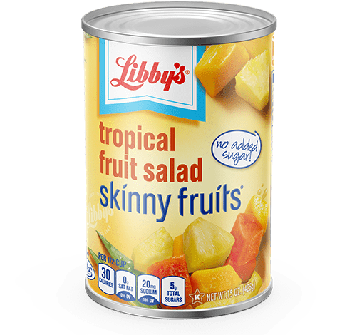 Skinny Tropical Fruits Salad No Sugar Added - Libbys Skinny Fruits ...