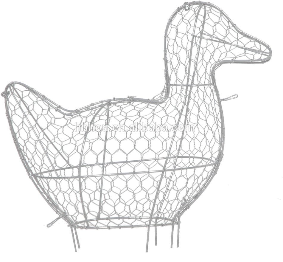 Download Hot Sale Plant Topiary Frame Hexagonal Wire Garden - Chicken ...