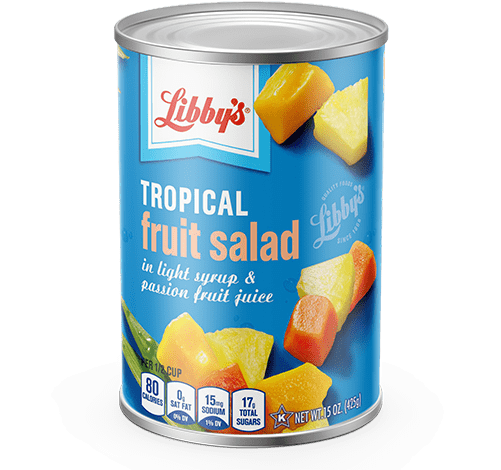 Download Tropical Fruit Salad - Libbys Tropical Chunky Red Papaya, In ...
