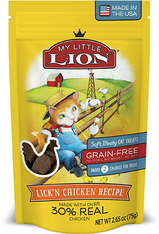 Download My Little Lion Lick'n Chicken Recipe Soft Cat Treats, PNG ...