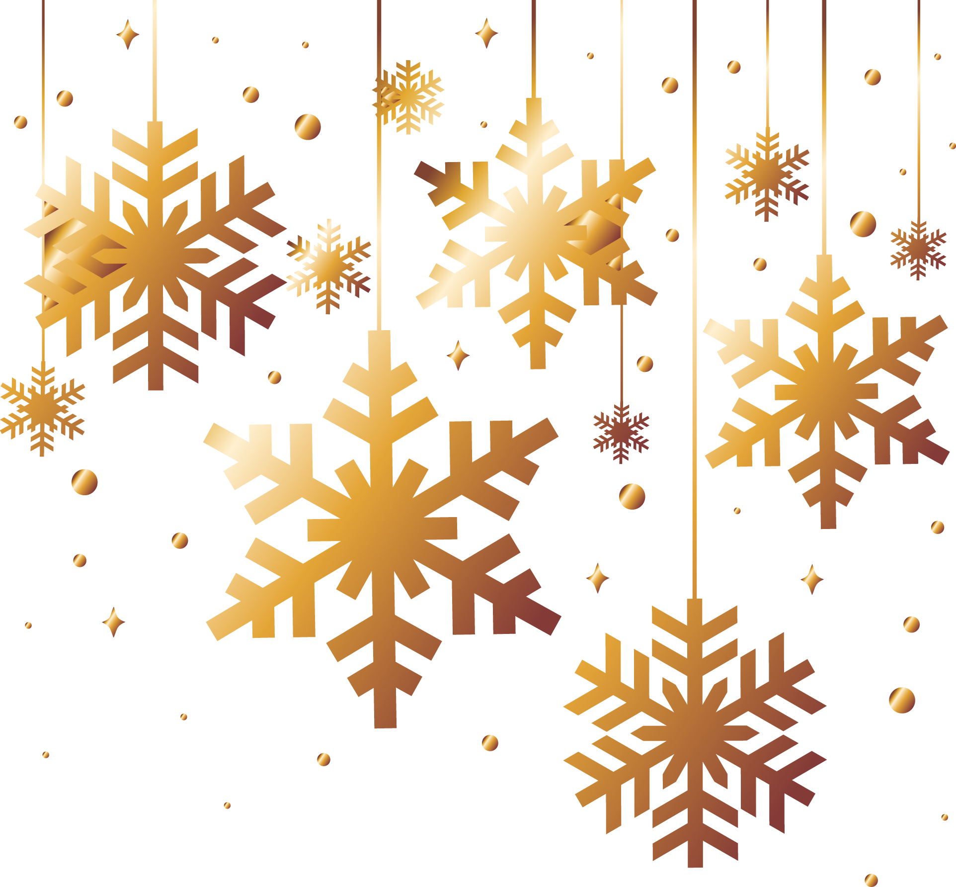 Gold Snowflake Png - Copos De Nieve Navidad - Free Transparent PNG ...