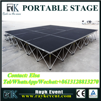 Carpet Finish Light Weight Portable Stage Event Stage - Table - Free ...