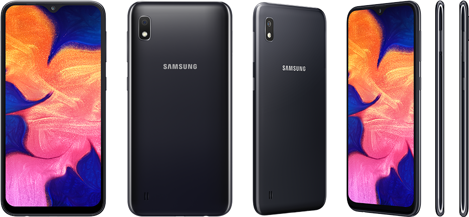 Download Black Colour - Samsung Galaxy A10 Black PNG Image with No ...