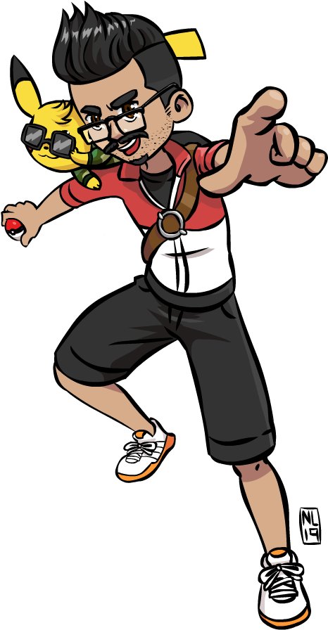 A Pokemon Trainer Appears - Cartoon - Free Transparent PNG Download ...