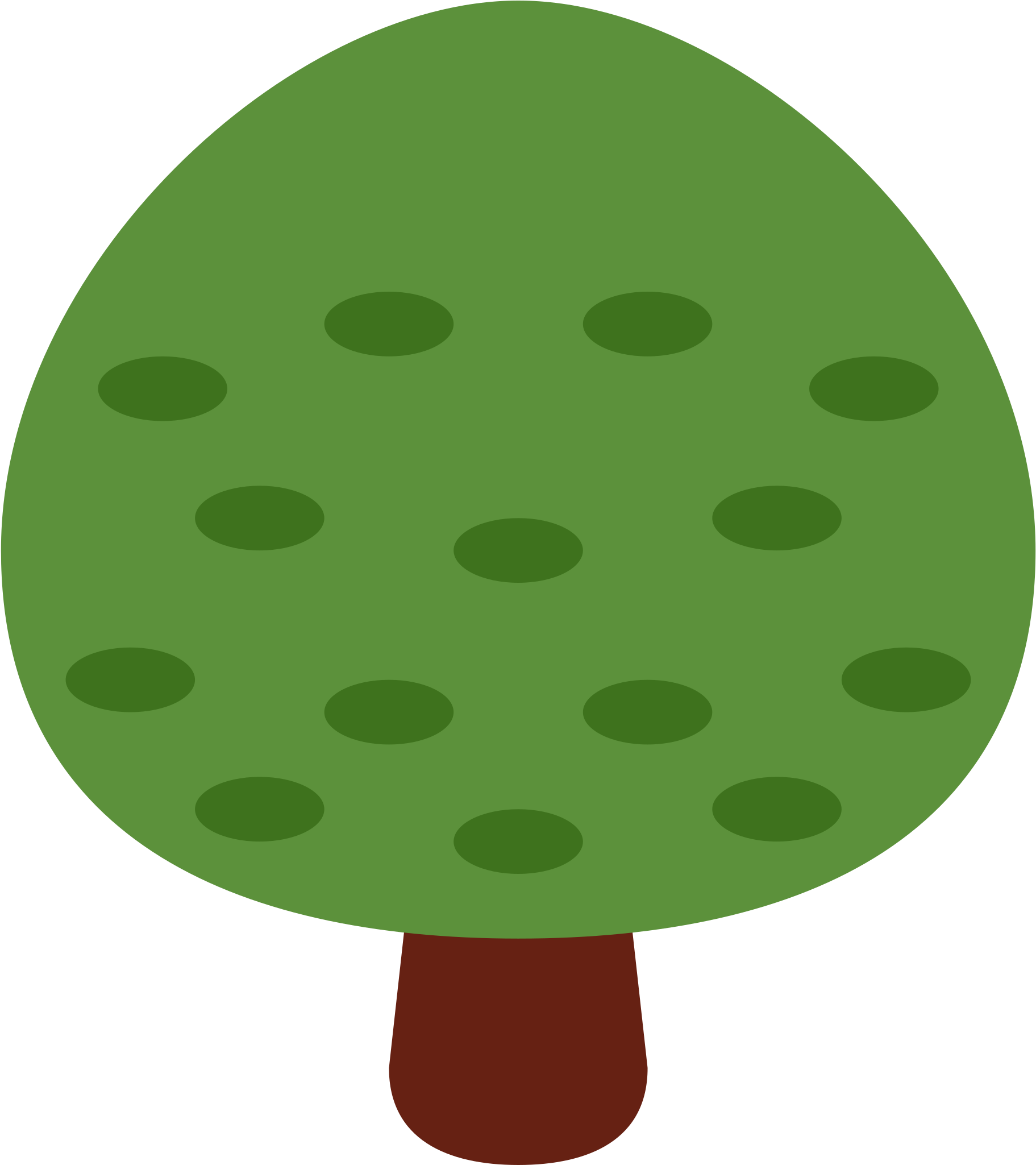 Download Deciduous Tree - Deciduous Tree Emoji PNG Image with No ...