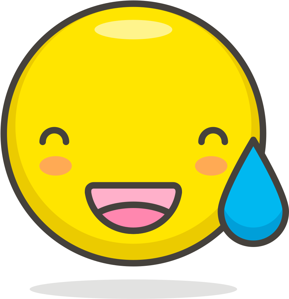 Download 007 Grinning Face With Sweat - Smiley PNG Image with No ...