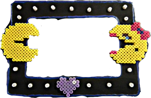 Download #pacman #frame #retro #freetoedit - Picture Frame PNG Image ...