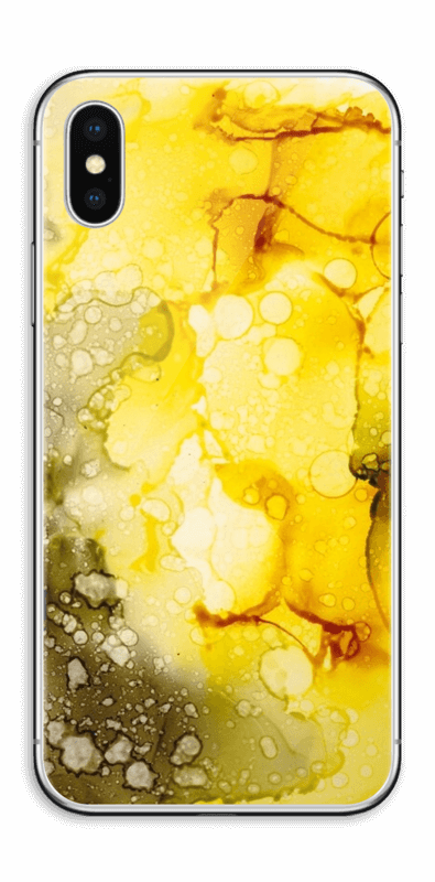 Download Yellow Color Splash Skin Iphone Xs - Mobile Phone Case PNG ...