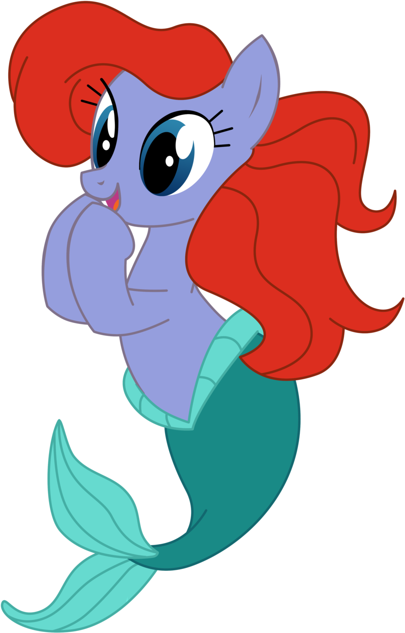 Download Ariel Pinkie Pie Belle Princess Jasmine Fish Mammal - Ariel As ...