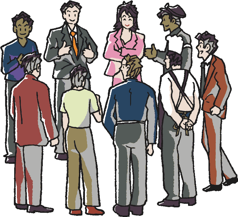 Download Input Diverse Group Discussion PNG Image with No Background ...