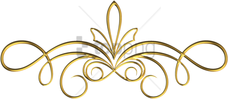 Free Png Gold Swirls Png Png Image With Transparent - Gold Scroll Frame ...