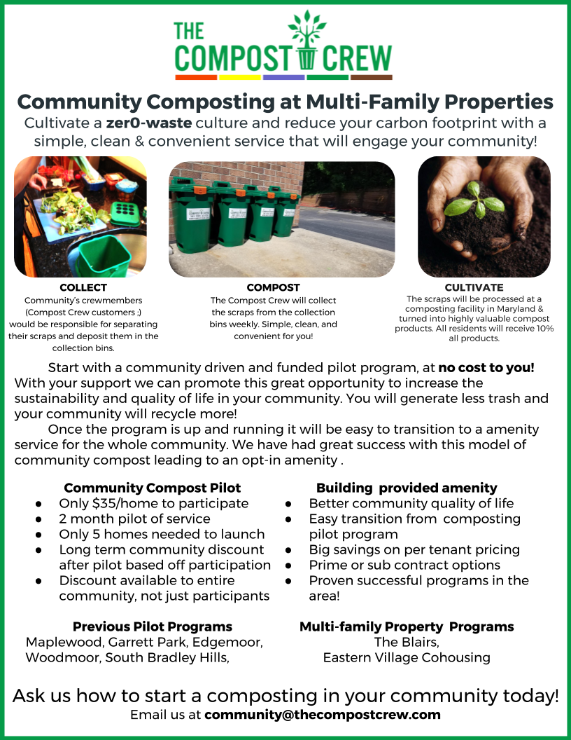 Download Apartment One Page Flyer - Compost Crew PNG Image with No ...