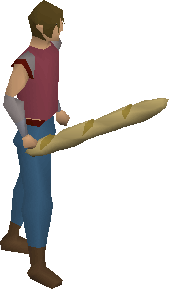 Download Stale Baguette Equipped - Osrs Dragon Scimitar Ornament PNG ...