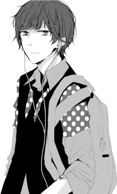Download Manga Transparent Guy - Anime Boy Transparent Background PNG ...