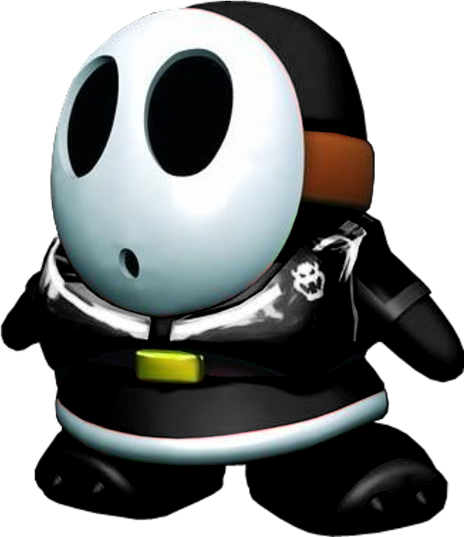 Download Shyguy-black - Mario Pink Shy Guy PNG Image with No Background ...