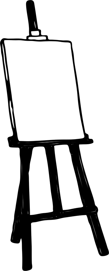 Download Writing Easel Clipart - Art Easel Clipart PNG Image with No ...