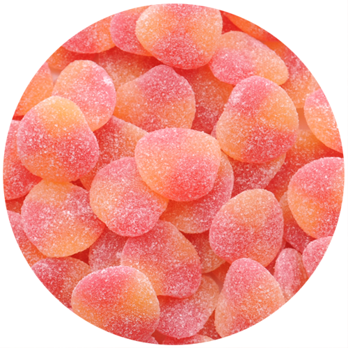 Download Haribo Peaches Gummi Candy - Haribo Peaches PNG Image with No ...