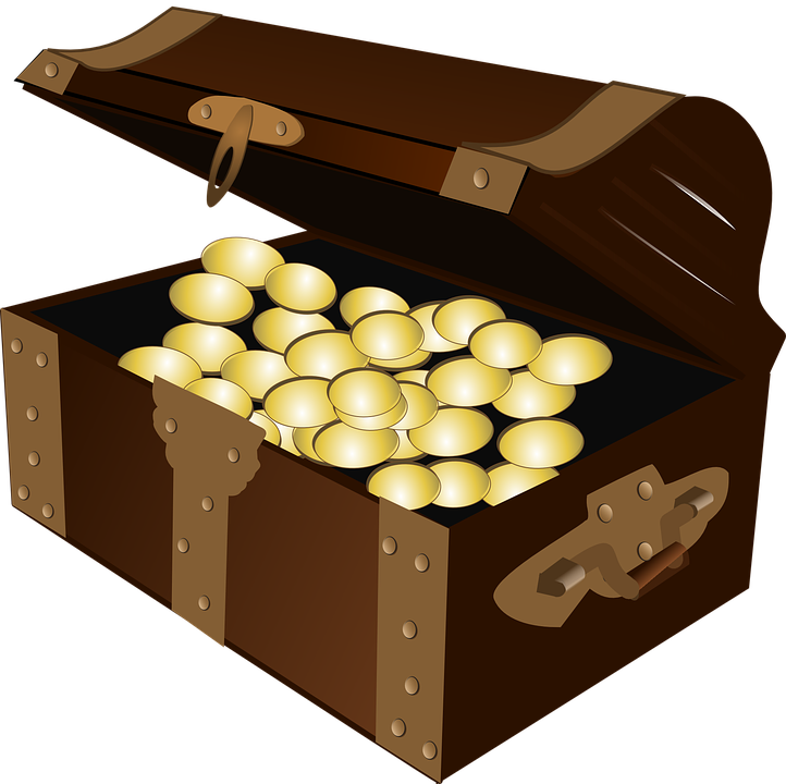 Download Treasure Chest Clip Art - Open Treasure Chest Clipart PNG ...