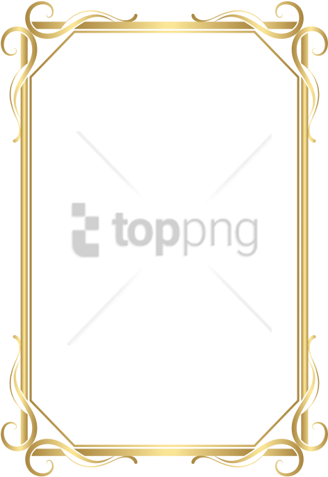 3d Gold Border Png Png Image With Transparent Background - Gold Frame ...
