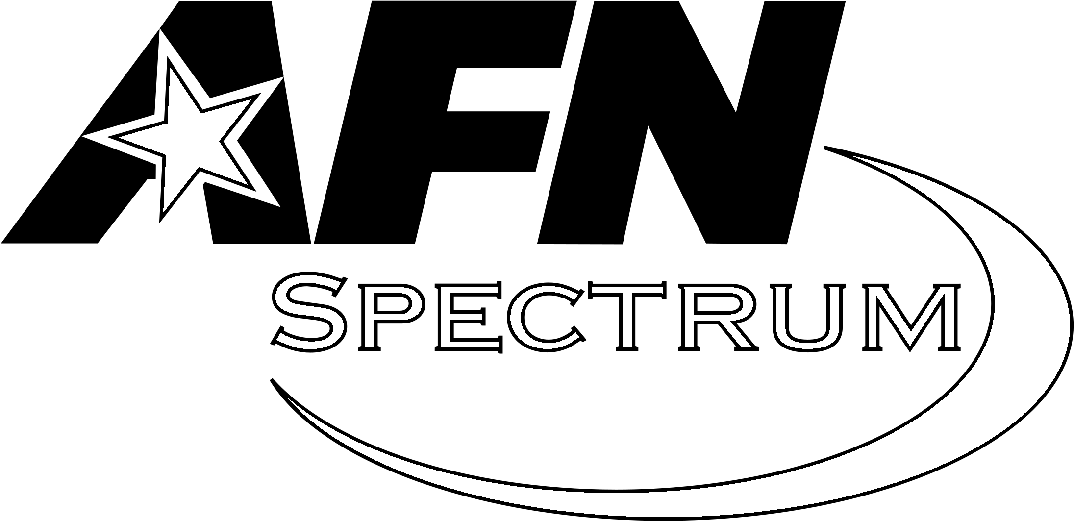 Download Afn Spectrum 01 Logo Black And White - Graphic Design PNG ...