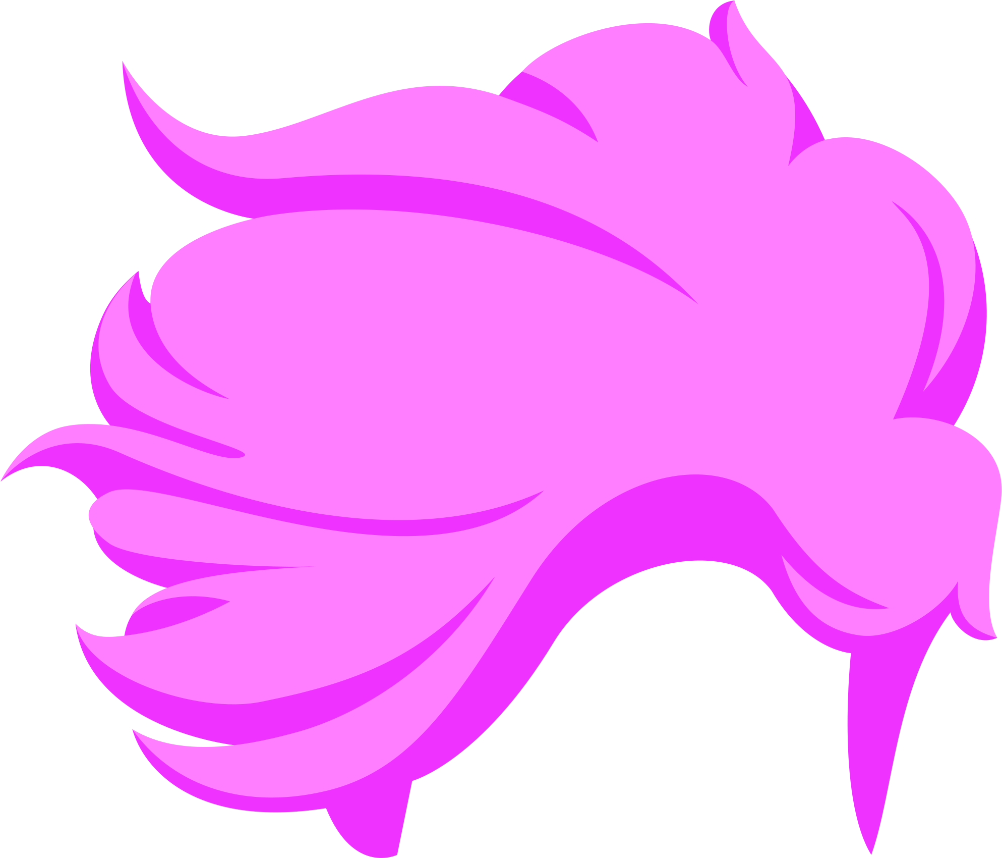 Pink Hair - Free Transparent PNG Download - PNGkey