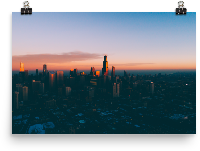 Download Chicago - Skyline PNG Image with No Background - PNGkey.com