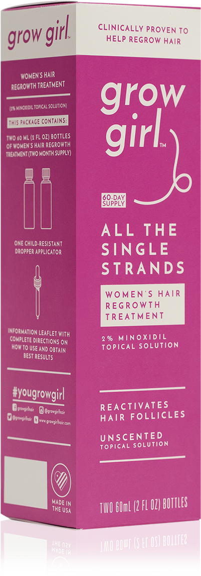 Download Grow Girl™ All The Single Strands Hair Regrowth Treatment ...