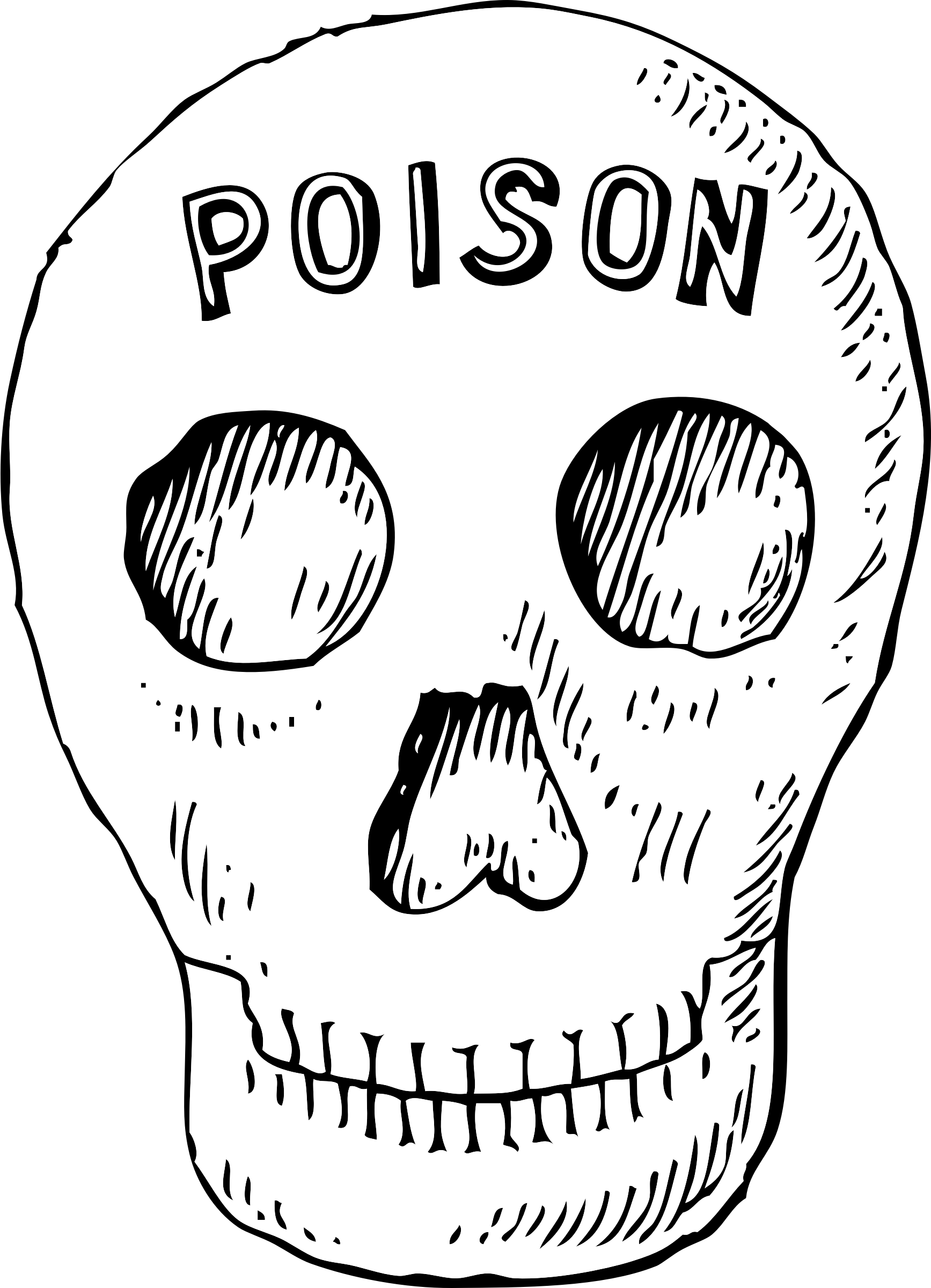 Download This Free Icons Png Design Of Poison Skull PNG Image with No ...