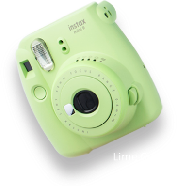 Lime Green - Fujifilm Instax Mini 9 - Free Transparent PNG Download ...