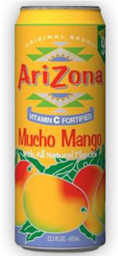 Arizona Mucho Mango - Arizona Mucho Mango 680ml - Free Transparent PNG ...