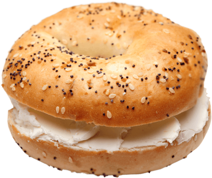 Free Png Bagels Image Png Images Transparent - Bagel With Cream Cheese ...
