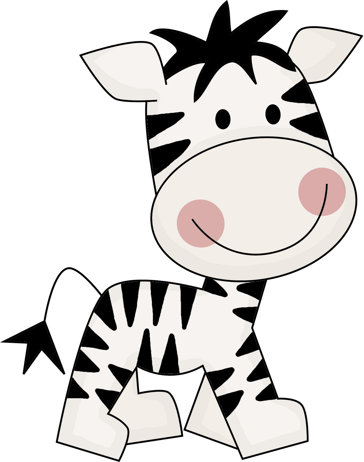Download Prismatic Zebra - Baby Zebra Clipart PNG Image with No ...