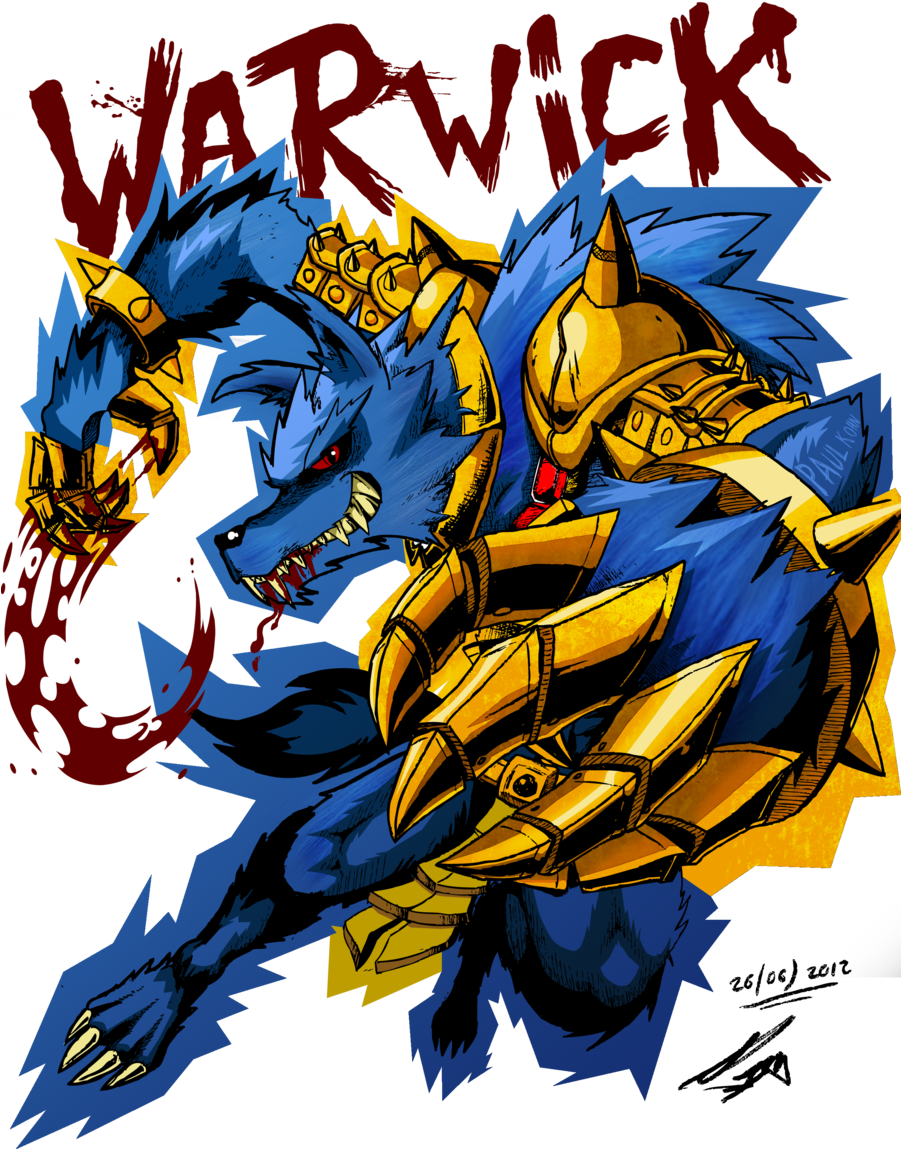 Warwick Warwick Lol, Blood Hunter, Werewolf, League - Warwick League Of ...